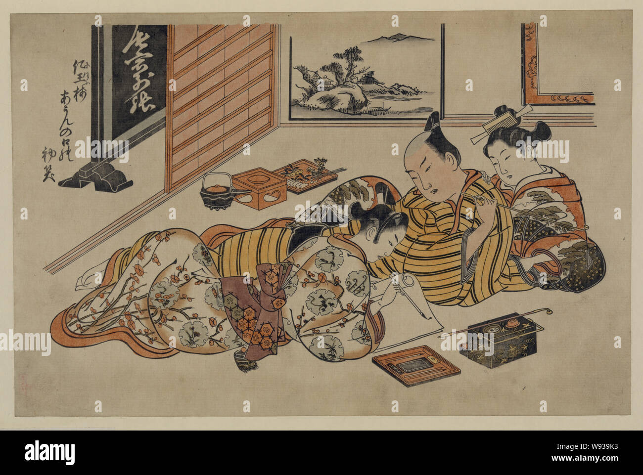 A willing letter writer Stock Photo - Alamy