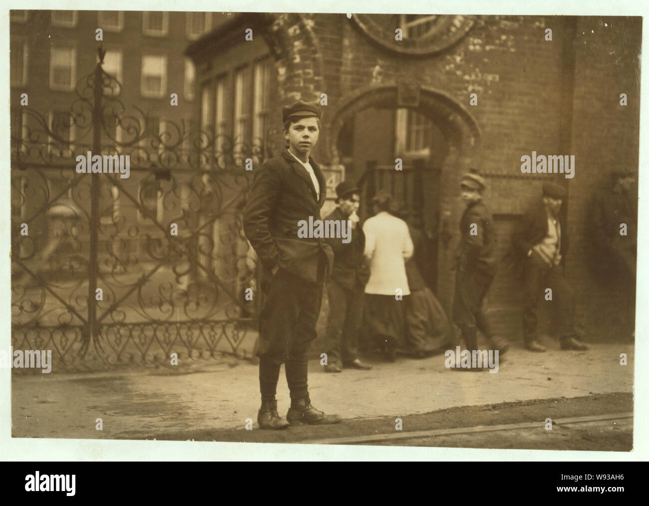 A young boy, unable to speak a word of English. Working here. A boy ...