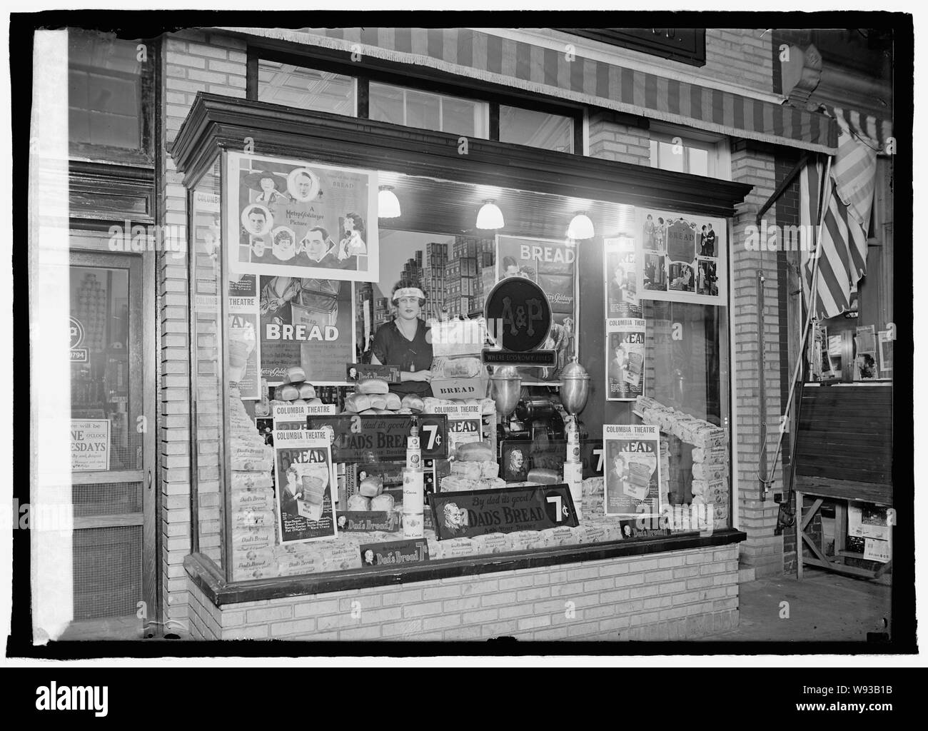 A&P Stores, Miss Frances Talley Stock Photo - Alamy