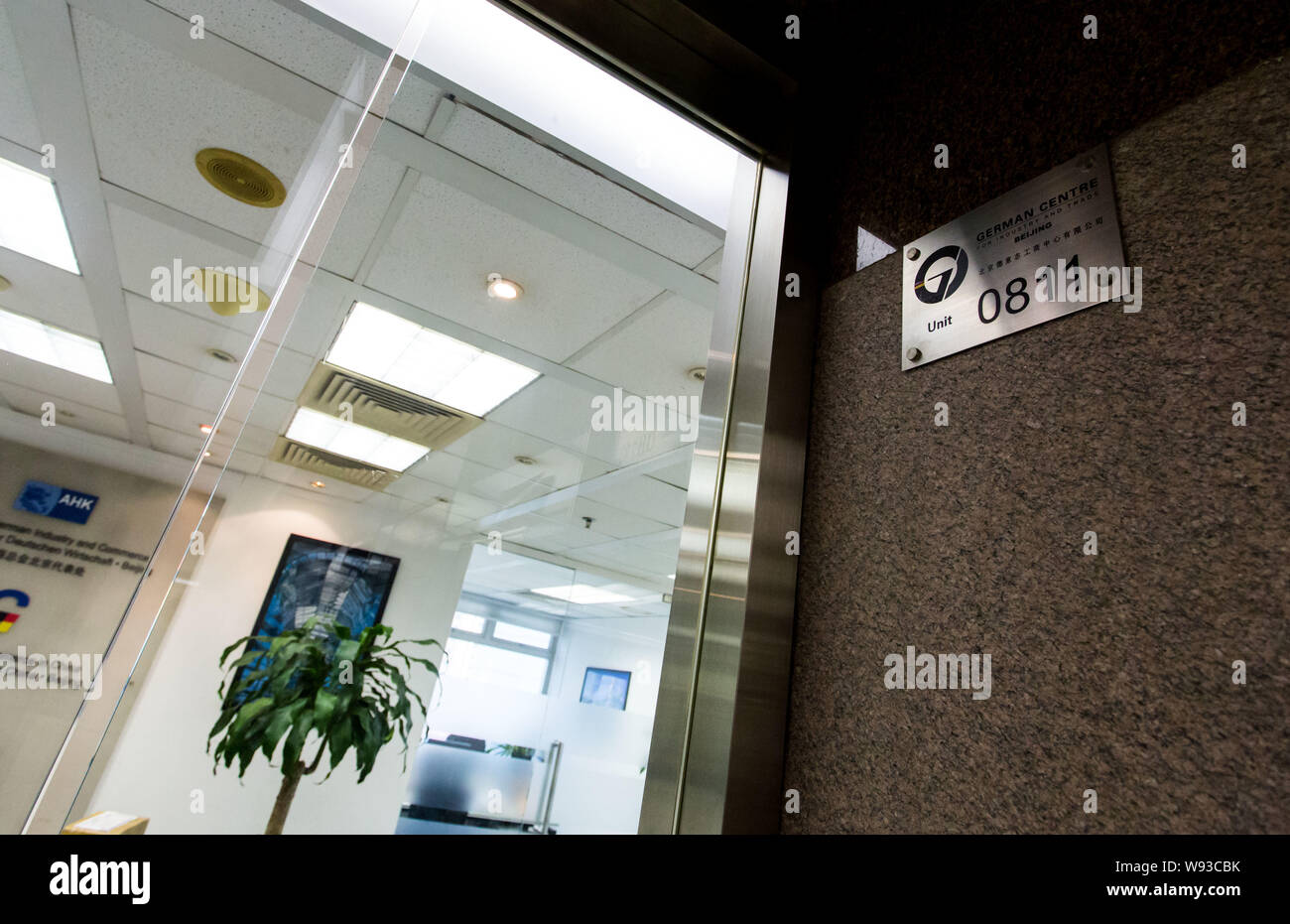 View of the office of the German Chamber of Commerce and the Delegation ...