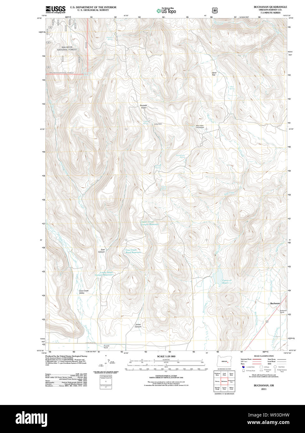 Map of buchanan Cut Out Stock Images & Pictures - Alamy