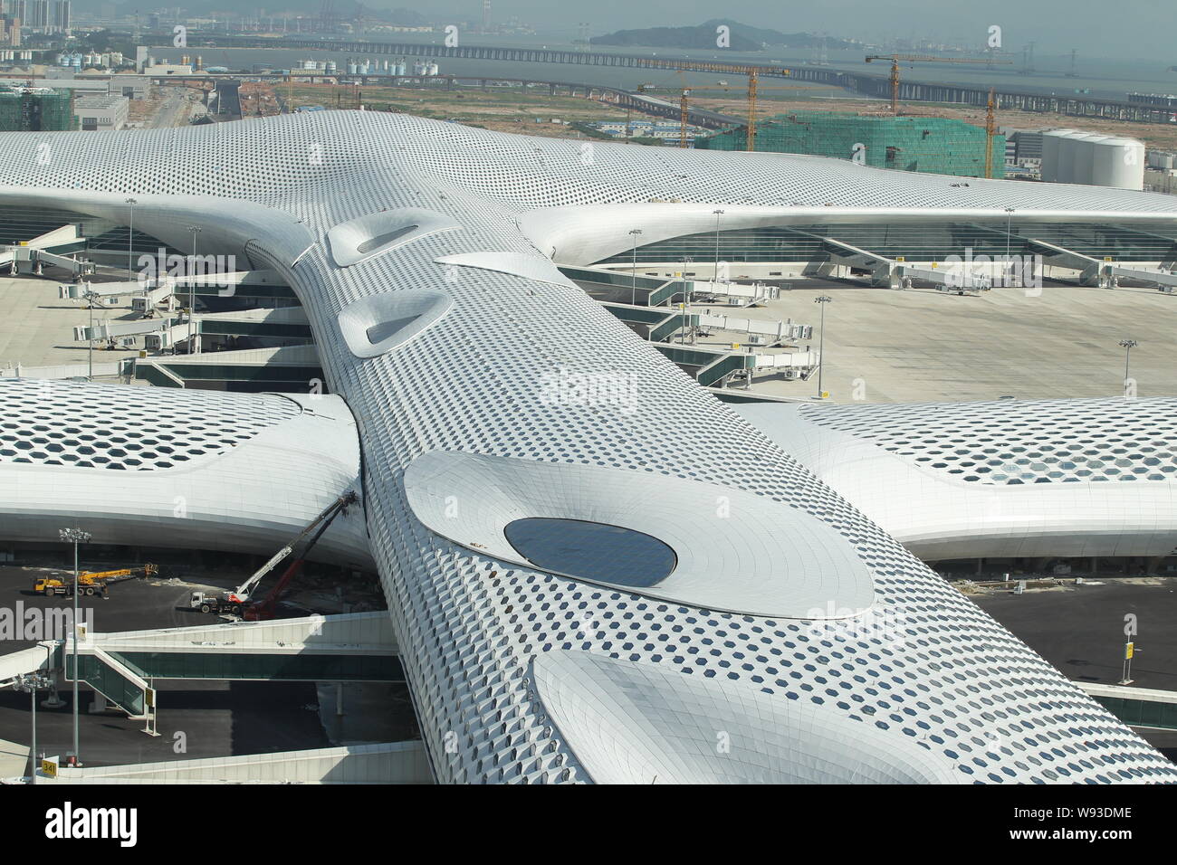 View of the Terminal 3 of Shenzhen Baoan International Airport in ...