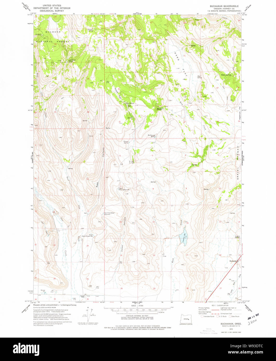 Map of buchanan hi-res stock photography and images - Alamy