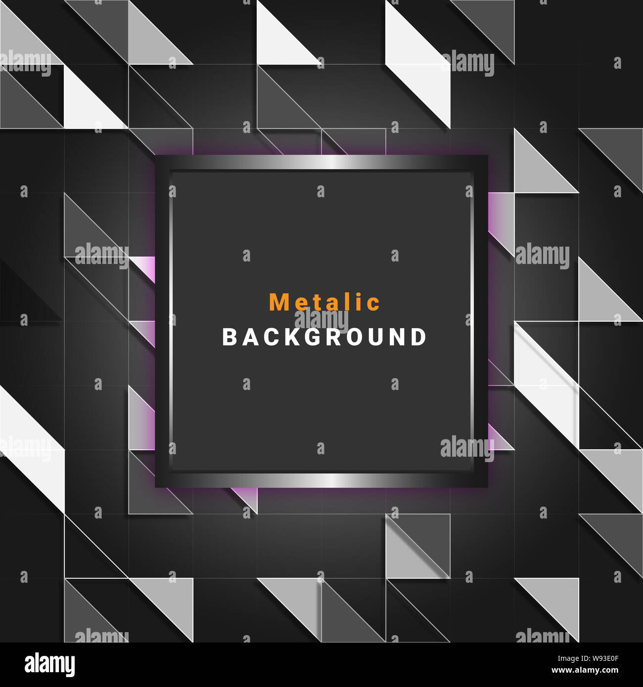 Black gray triangle geometric pattern hi-res stock photography and ...