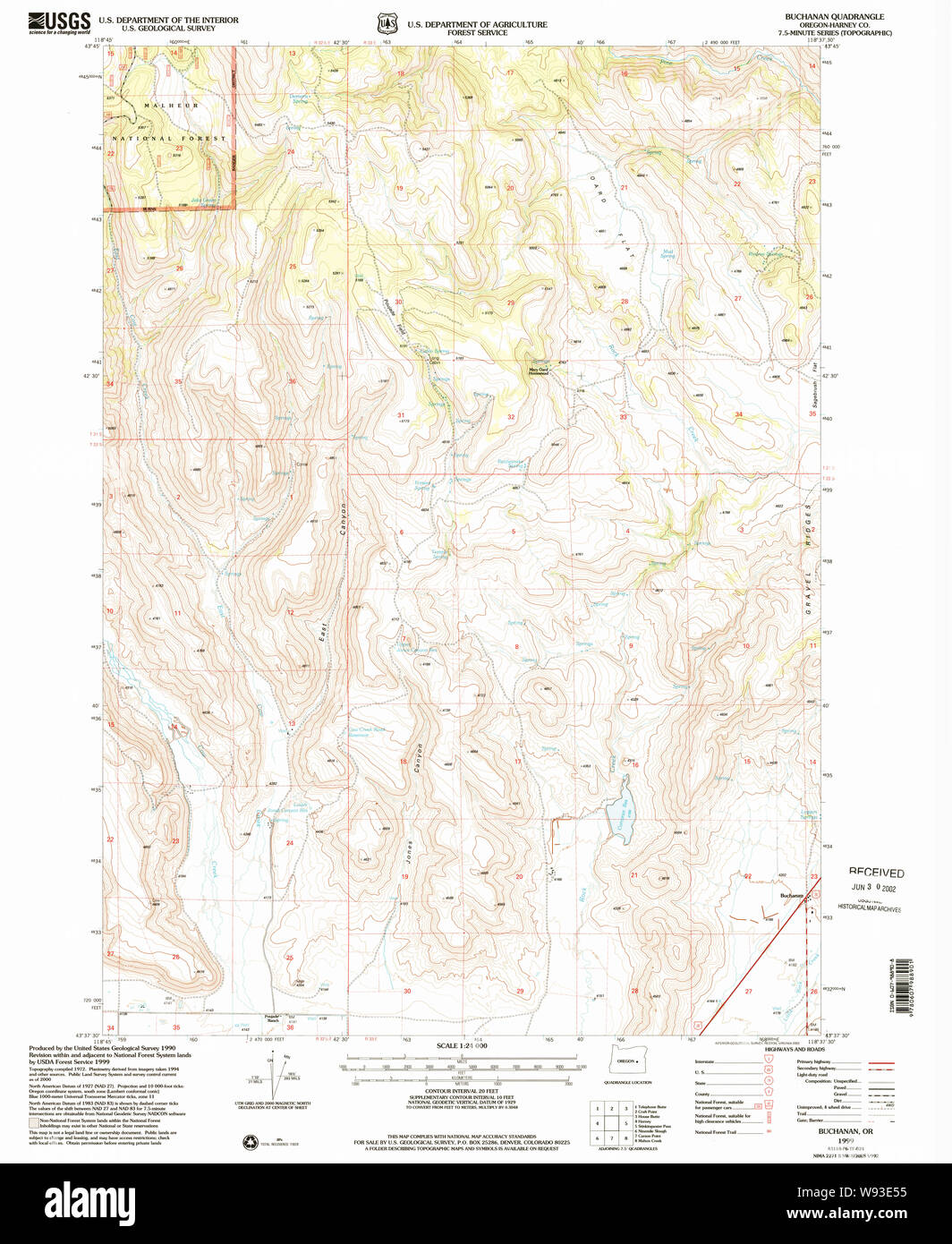 Map of buchanan hi-res stock photography and images - Alamy