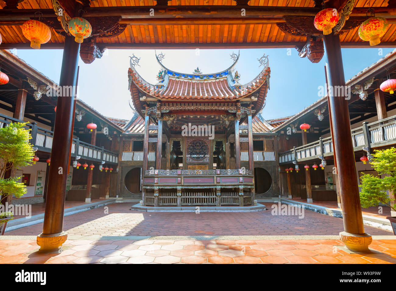 Chinese architecture in Wufeng, Taichung Stock Photo - Alamy