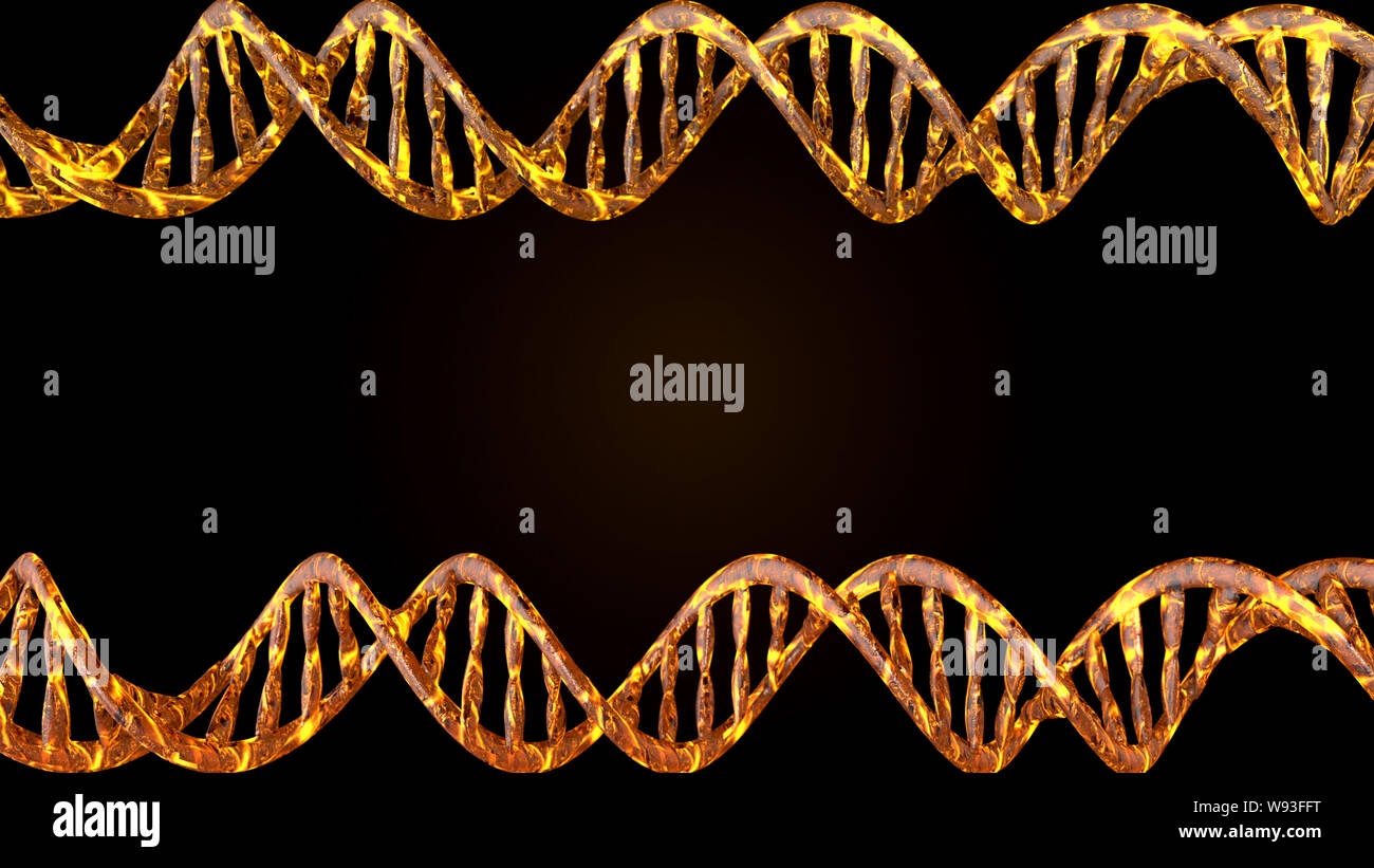 DNA. Abstract 3d polygoal wireframe DNA molecule helix spiral. Medical ...