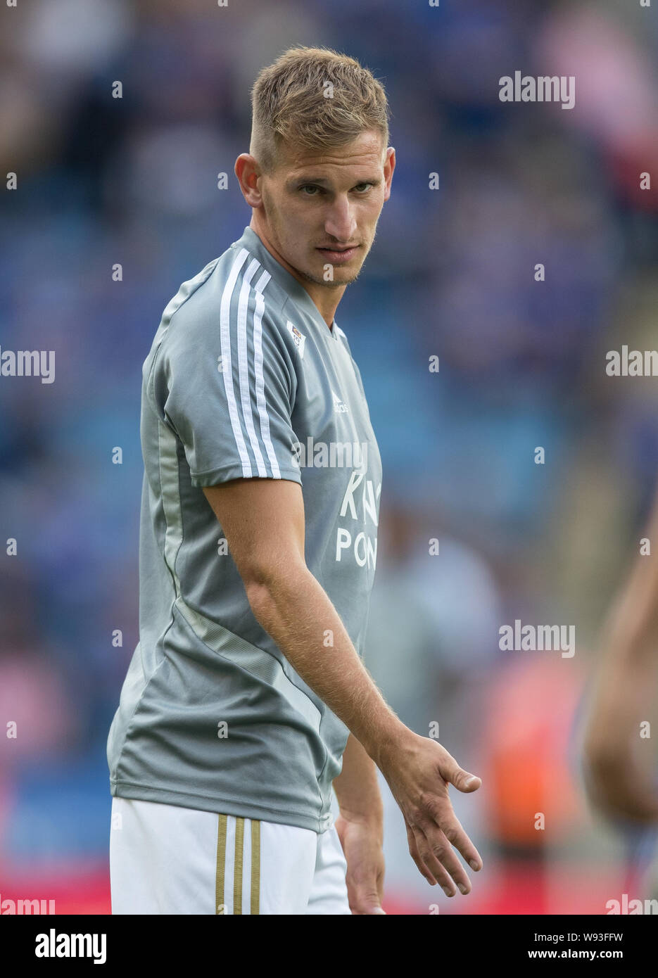 Marc Albrighton of Leicester City pre match during the Premier League ...