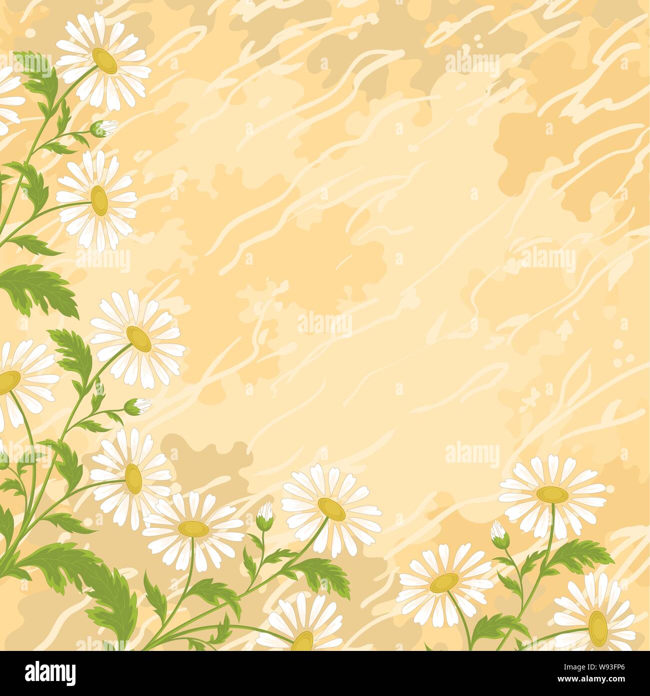 Art flower plant painting Stock Vector Images - Alamy