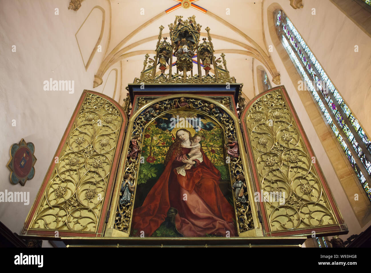 Altar painting 'Madonna in Rose Garden' ('Madonna of Humility') by ...