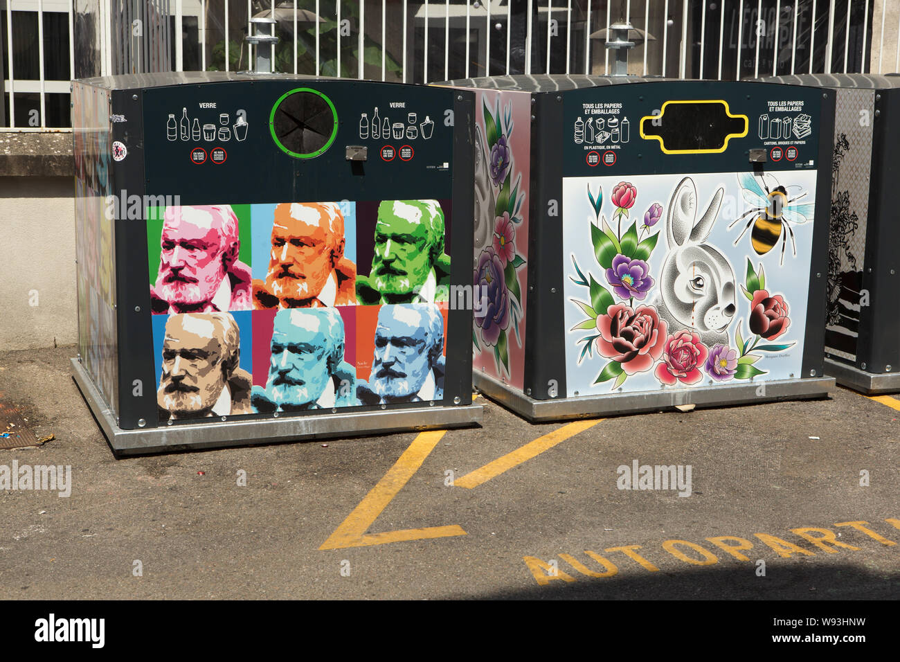 French recycling poster hi-res stock photography and images - Alamy