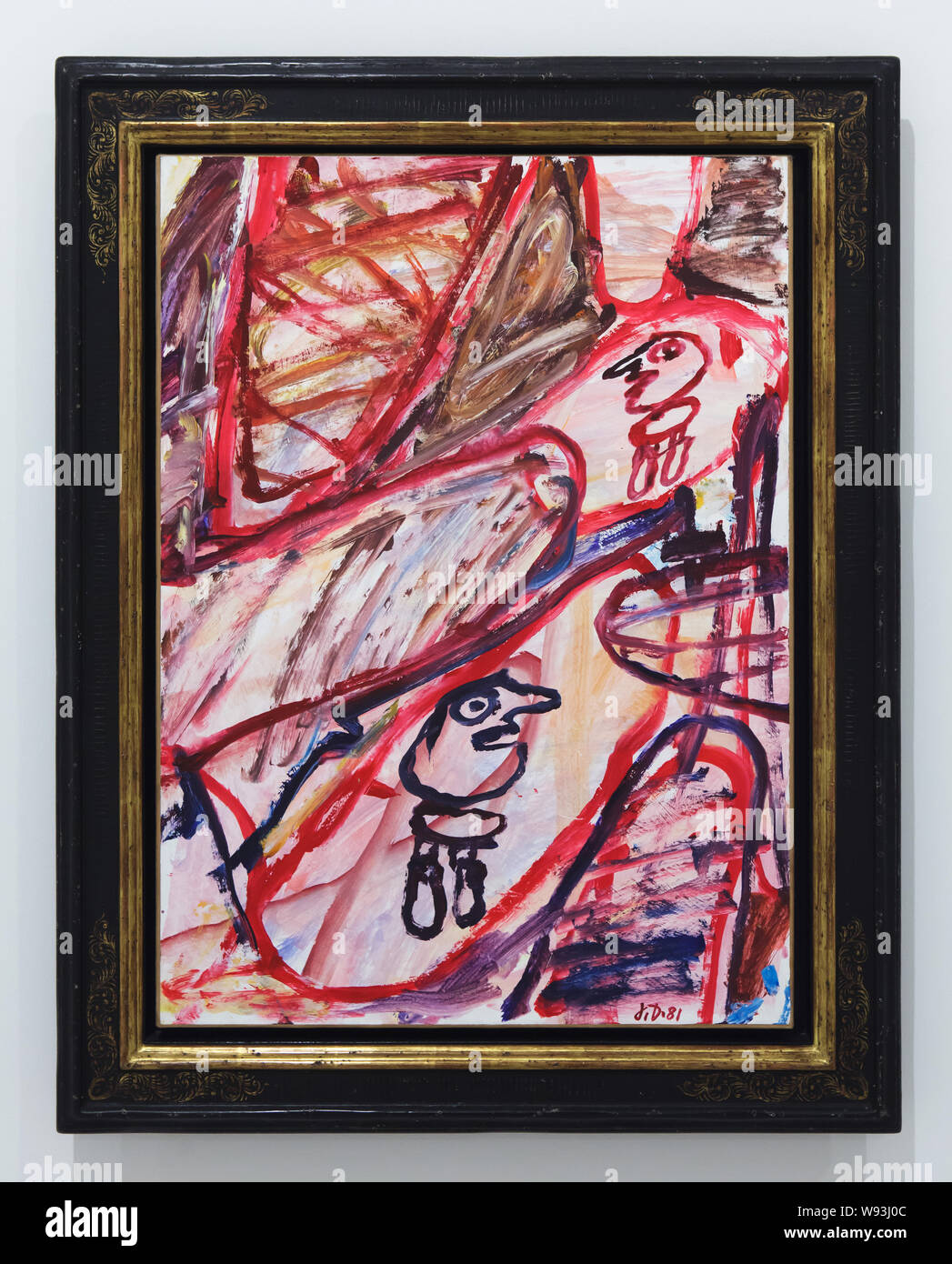 Human figure abstract painting hi-res stock photography and images - Alamy