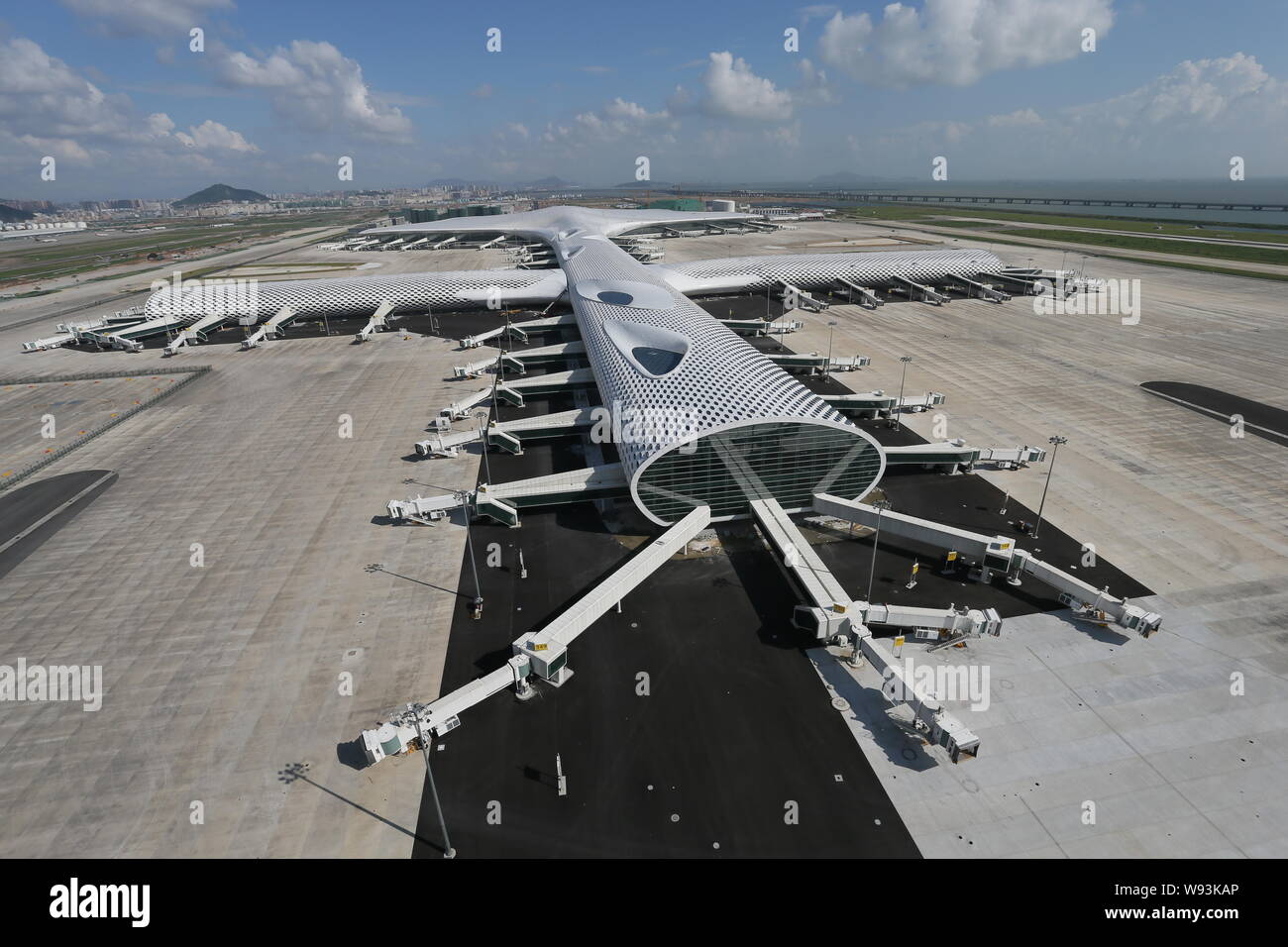 View of the Terminal 3 of Shenzhen Baoan International Airport in ...