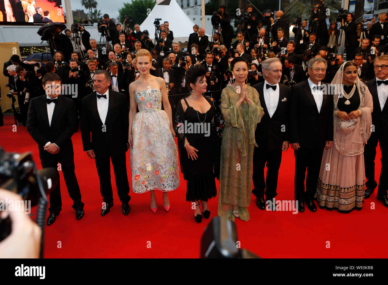 (From left) Romanian director Cristian Mungiu, French actor Daniel ...