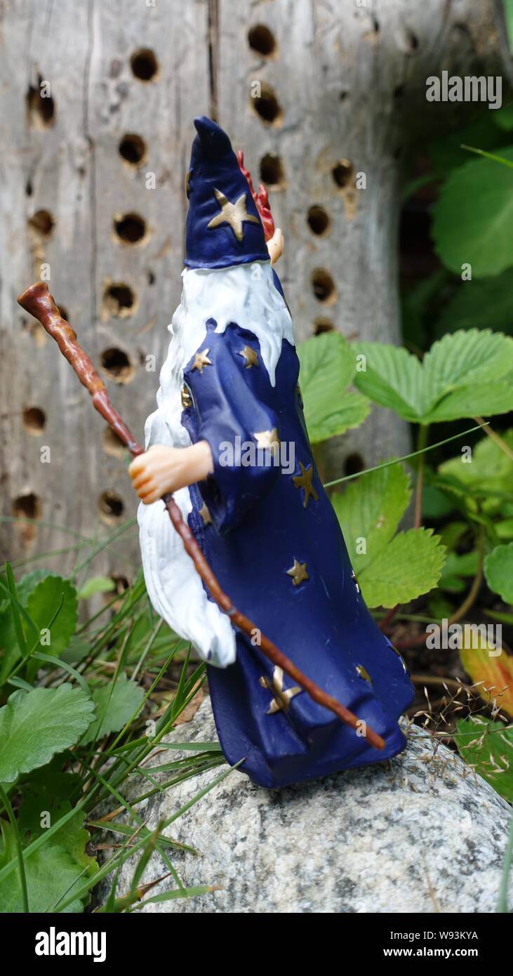 photograph representing Merlin the magician Stock Photo - Alamy