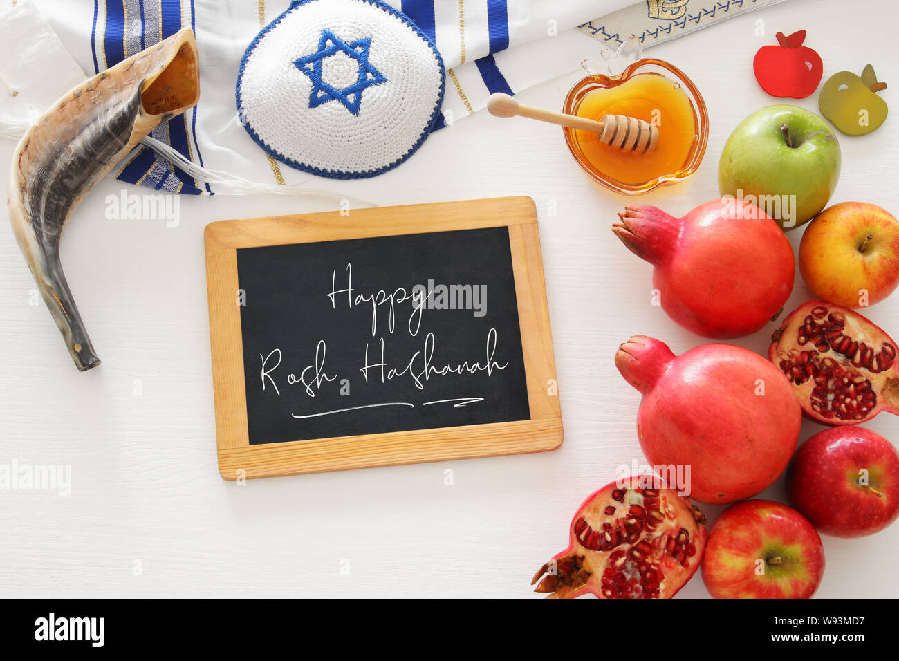 religion image of Rosh hashanah (jewish New Year holiday) concept ...