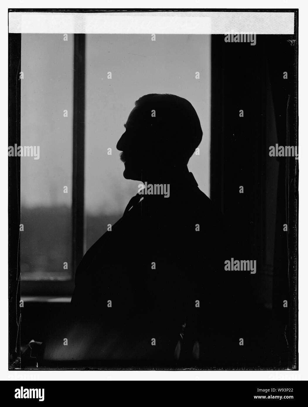 A.W. Mellon silhouette Stock Photo - Alamy