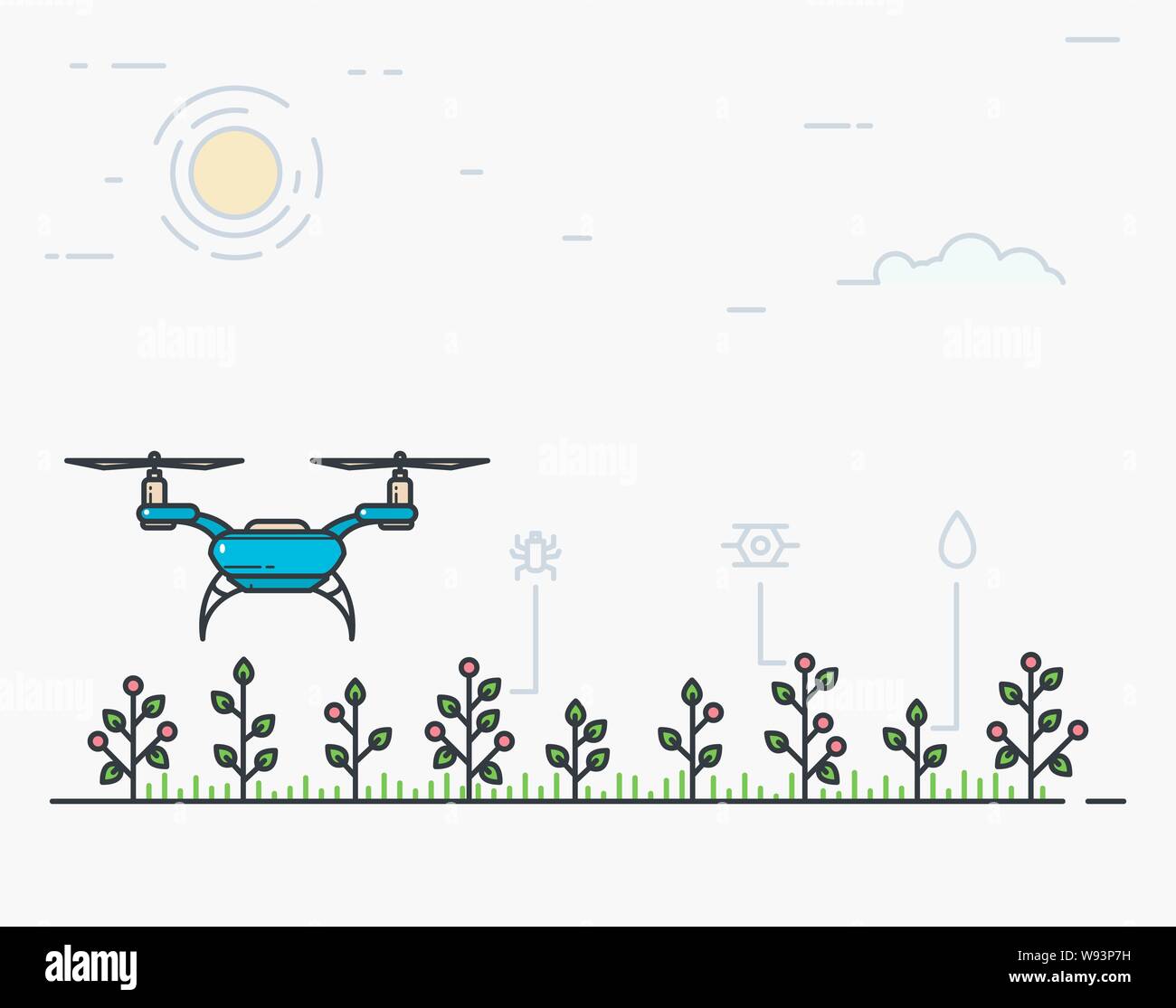 Things field Stock Vector Images - Alamy