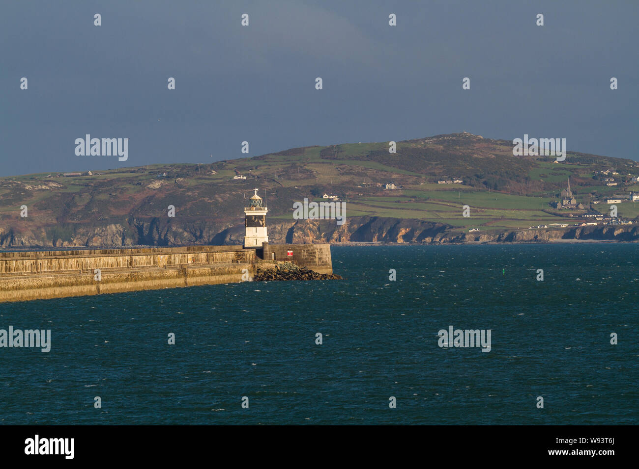 Harbour lighthouse holyhead port hi-res stock photography and images ...