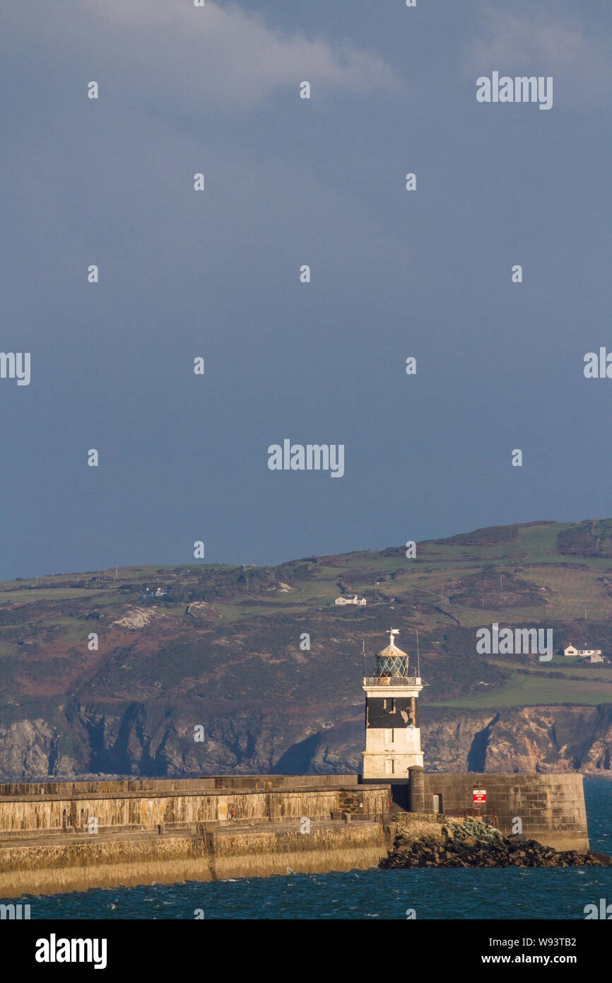 Holyhead Breakwater Lighthouse High Resolution Stock Photography and ...