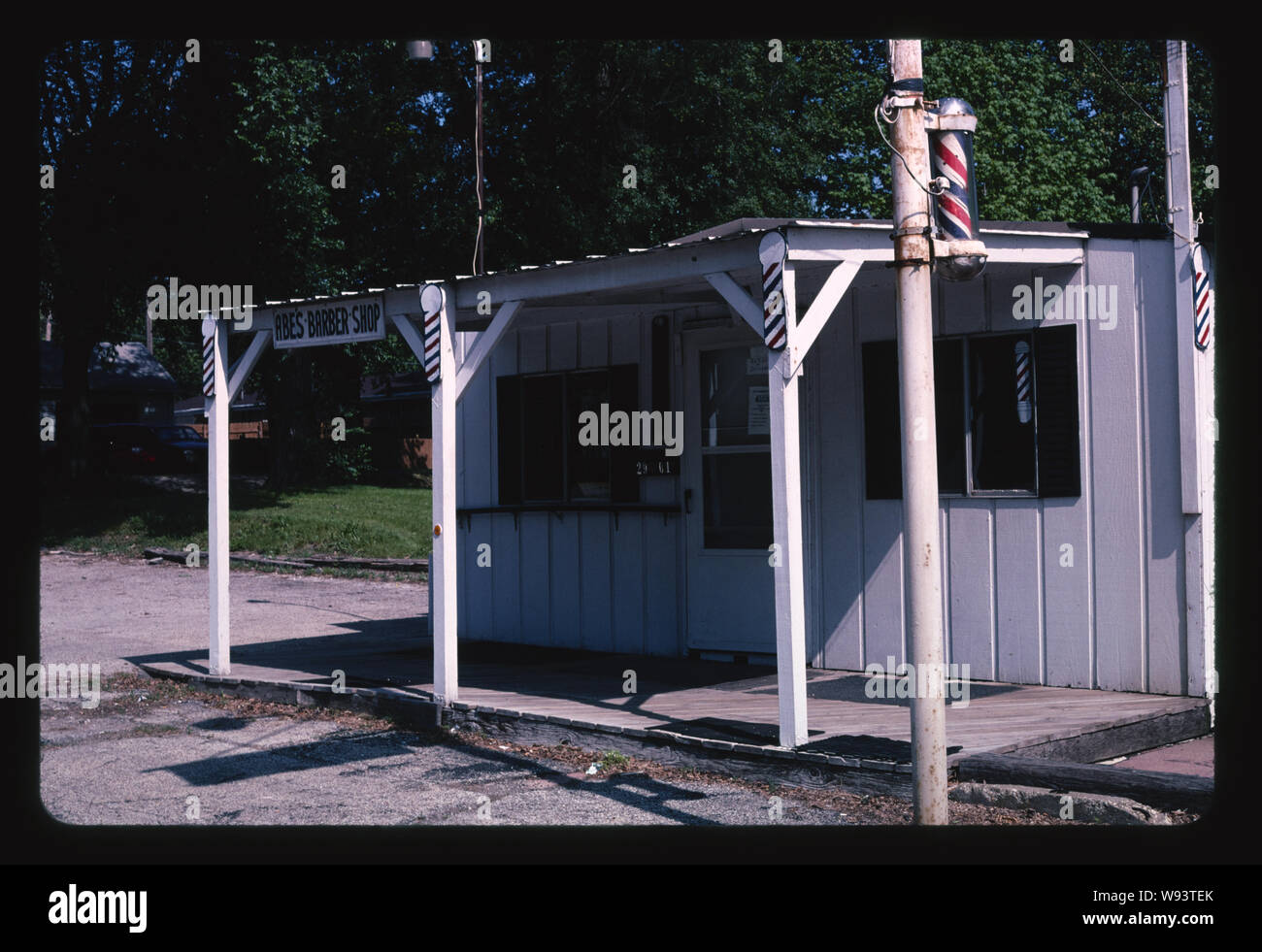 Abe's Barber Shop, Springfield, Illinois Stock Photo - Alamy
