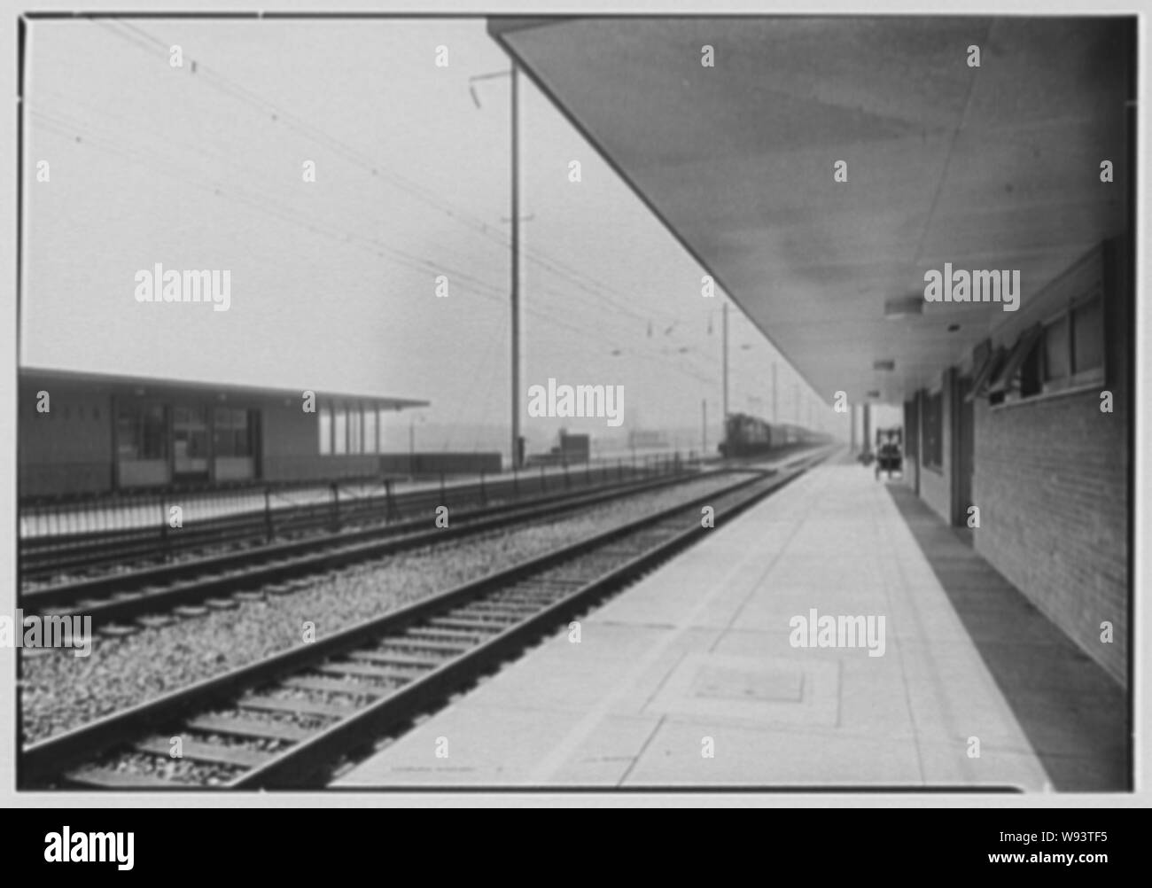 Aberdeen Station, Pennsylvania Railroad, Aberdeen, Maryland Stock Photo ...