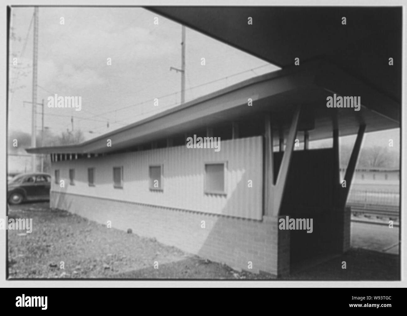 Aberdeen Station, Pennsylvania Railroad, Aberdeen, Maryland Stock Photo ...