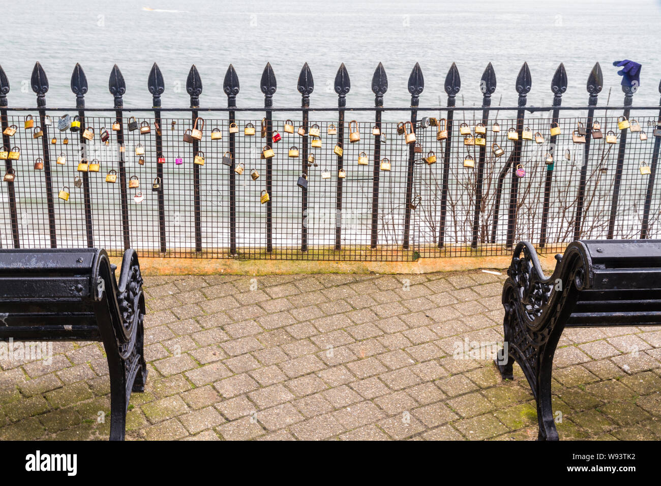 Two love locks hi-res stock photography and images - Alamy