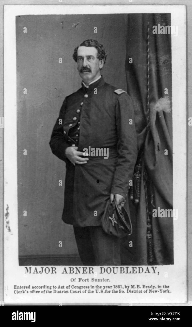 Abner Doubleday, 1819-1893 Stock Photo - Alamy