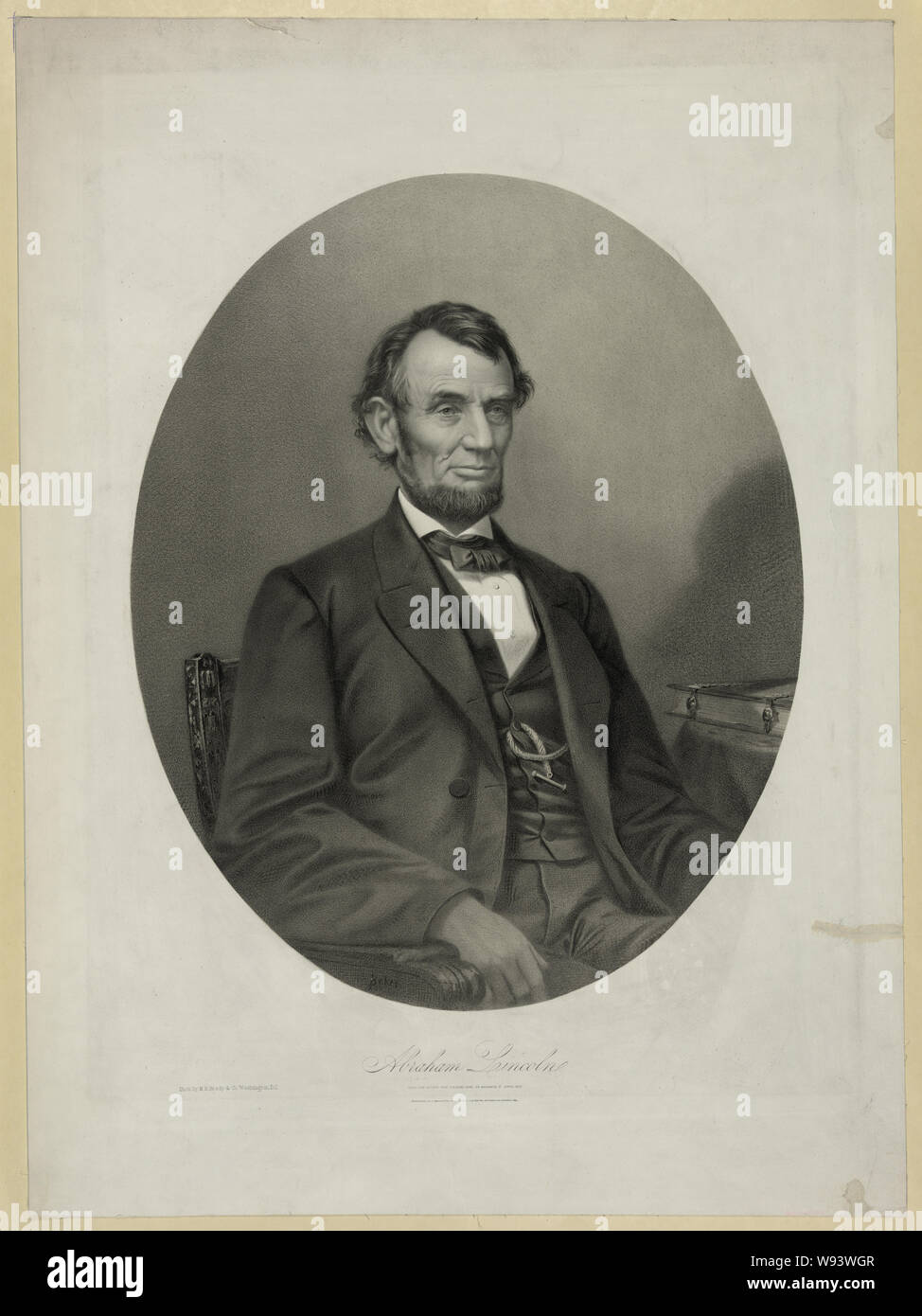 Abraham Lincoln / Baker Stock Photo - Alamy
