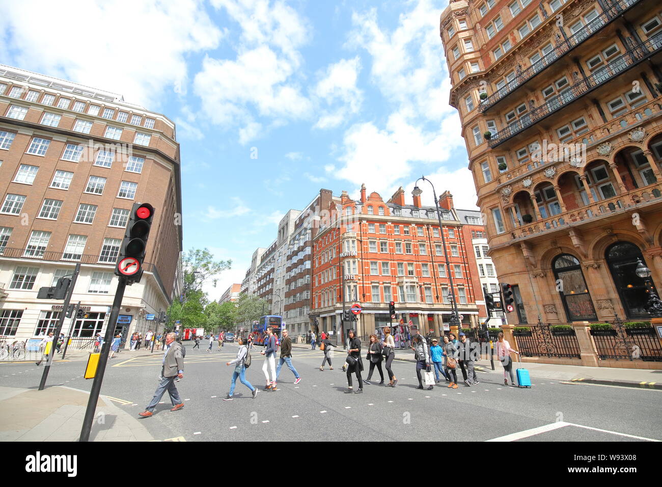 People visit Russell Square London UK Stock Photo - Alamy