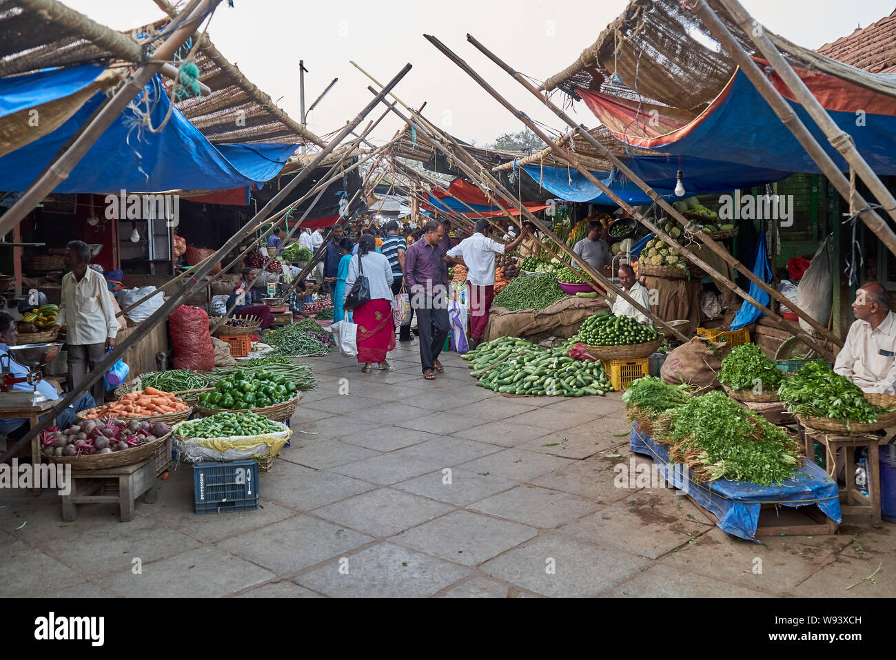 Devaraja fruit and vegetable market, Mysore, Karnataka, India Stock ...