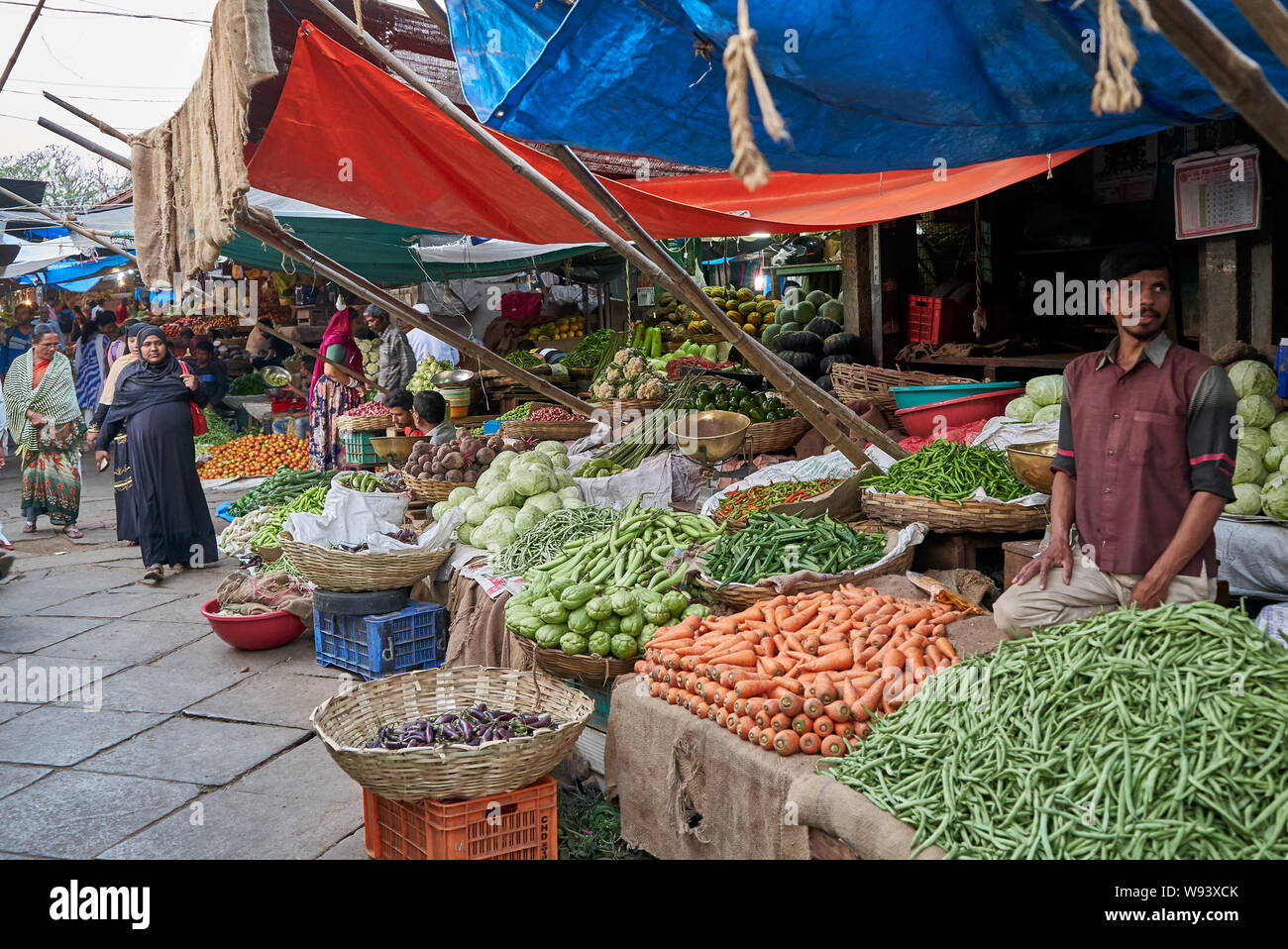 Devaraja fruit and vegetable market, Mysore, Karnataka, India Stock ...
