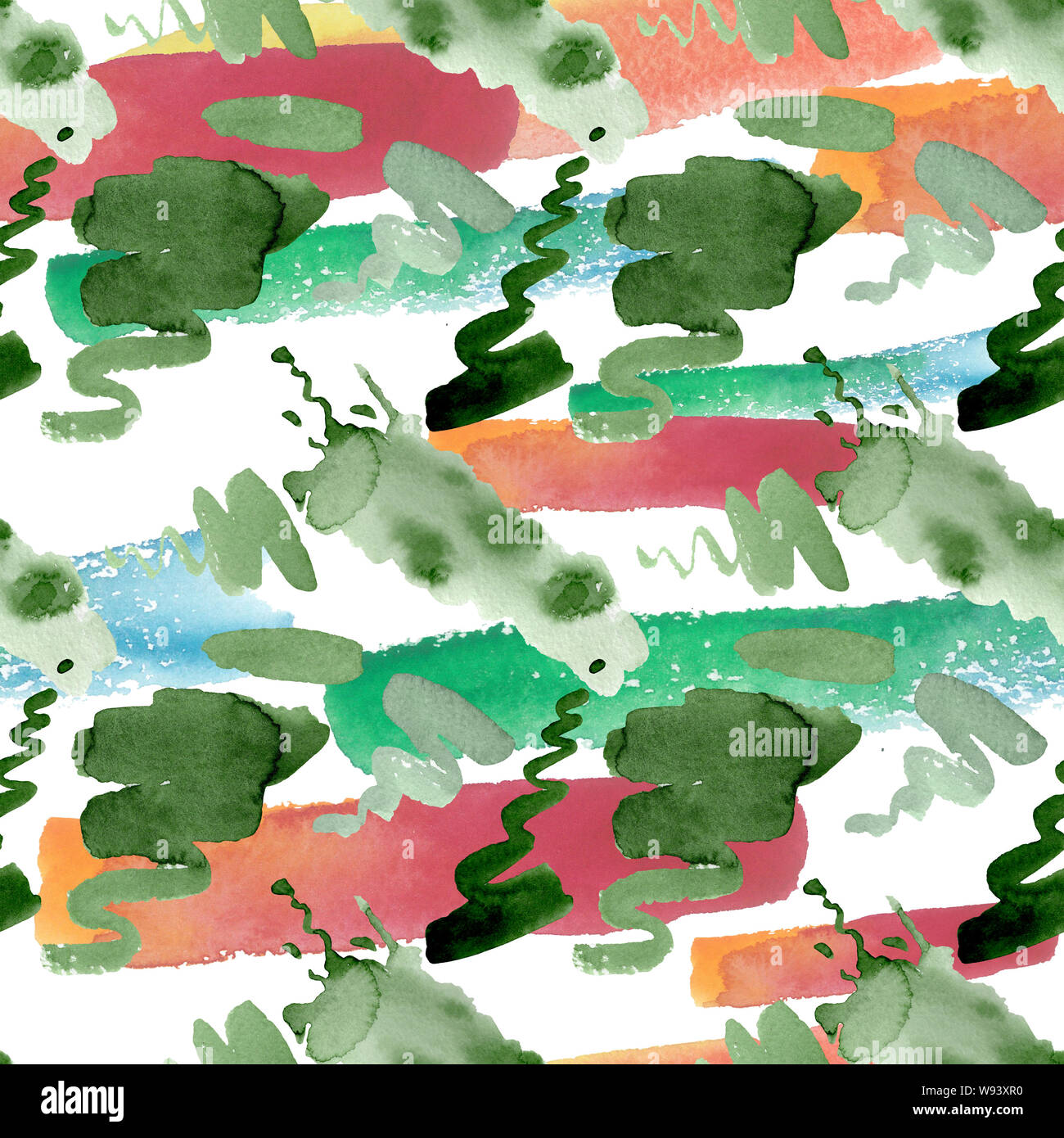 Abstract watercolor paper splash shapes isolated drawing. Watercolor ...