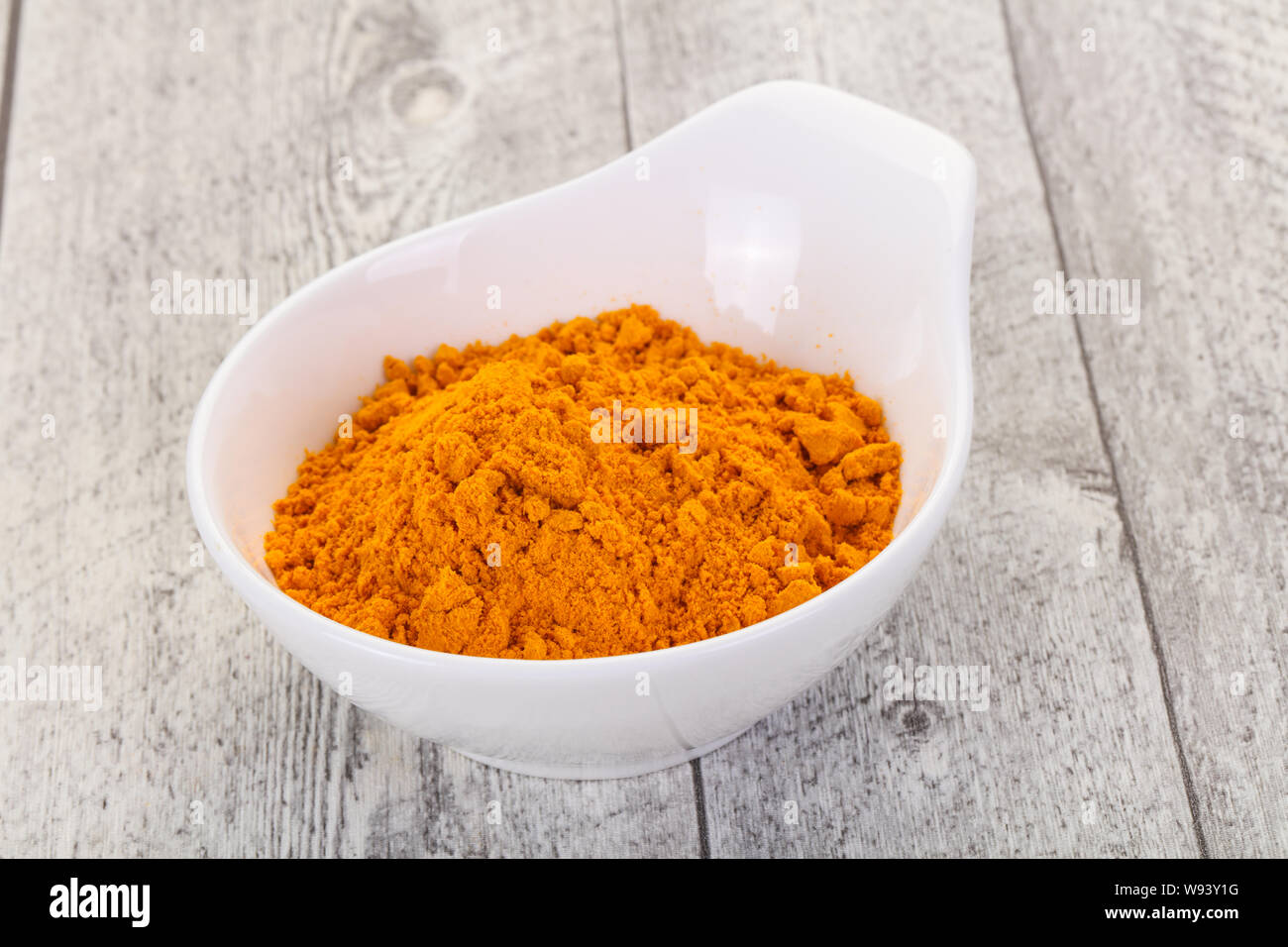 Aroma turmeric powder in the bowl Stock Photo - Alamy
