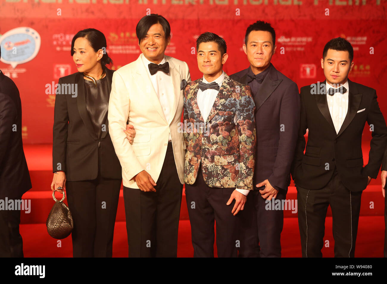 Hong Kong actor Chow Yun-fat, fourth right, and his wife Jasmine Tan ... Hong Kong actor Chow Yun-fat, fourth right, and his wife Jasmine Tan ...