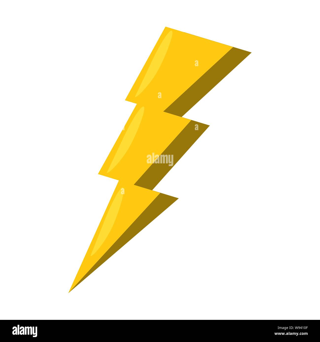 thunder energy electric power cartoon Stock Vector Image & Art - Alamy