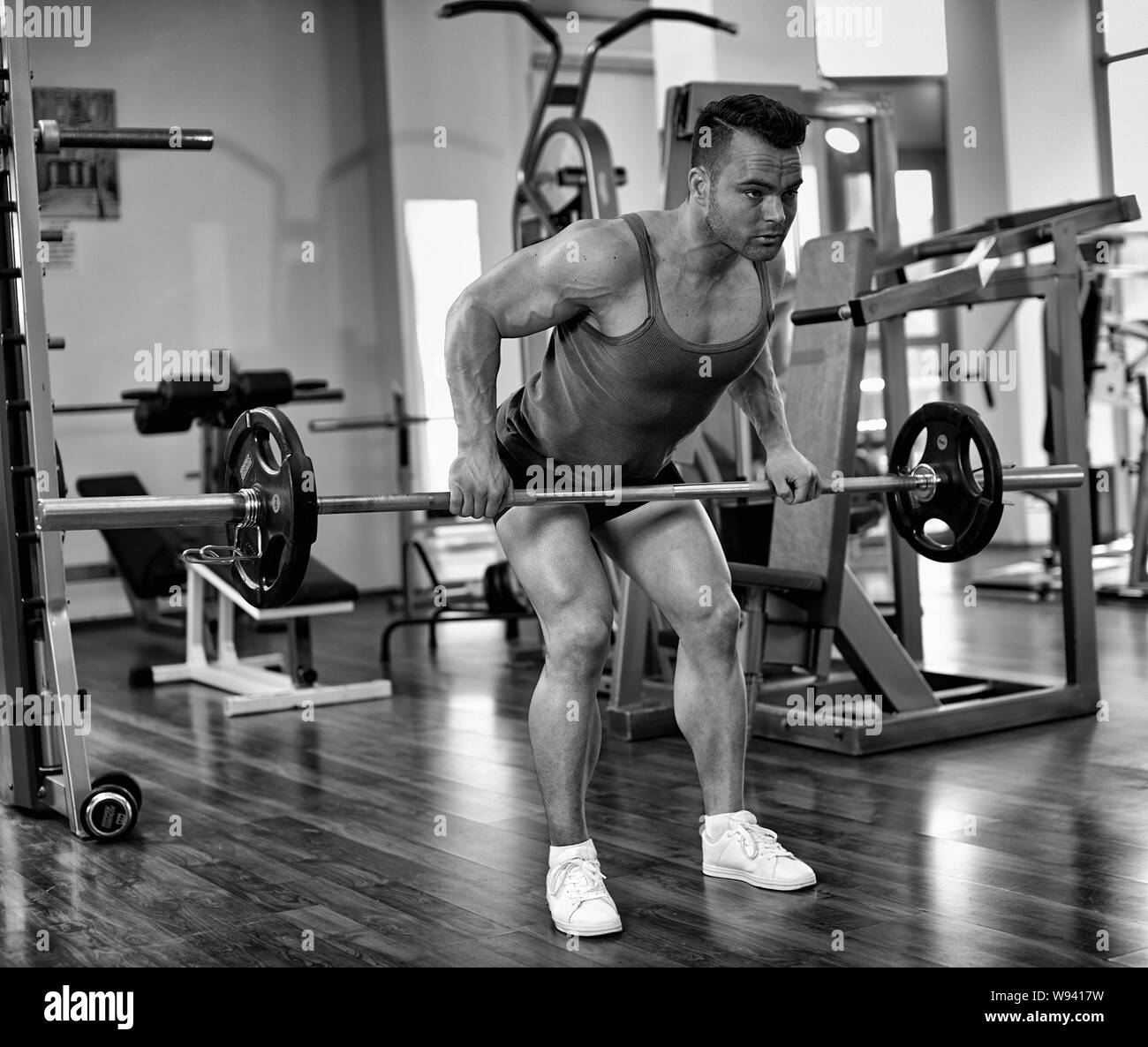 Deadlift Black and White Stock Photos & Images - Alamy
