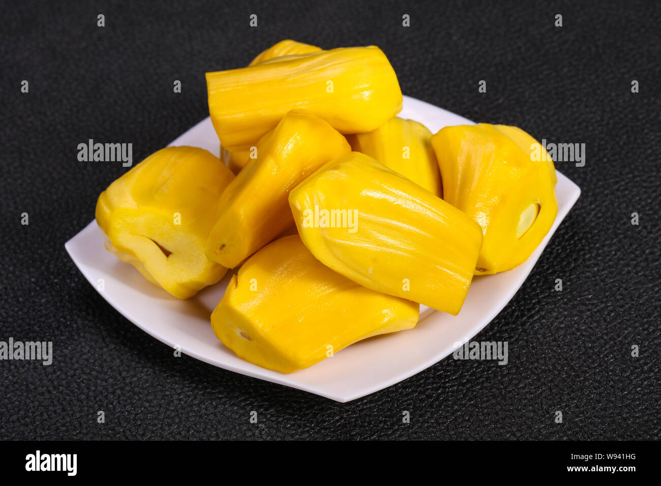 Tropical exotic fruit - Jackfruit tree in the plate Stock Photo - Alamy
