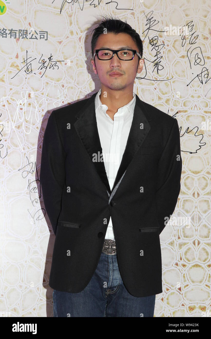 Hong Kong actor Nicholas Tse, poses as he arrives for the Federation of ...