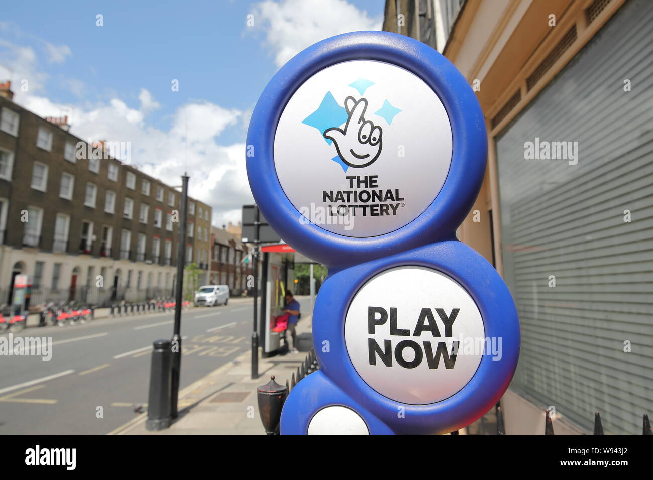 National lottery sign UK Stock Photo - Alamy