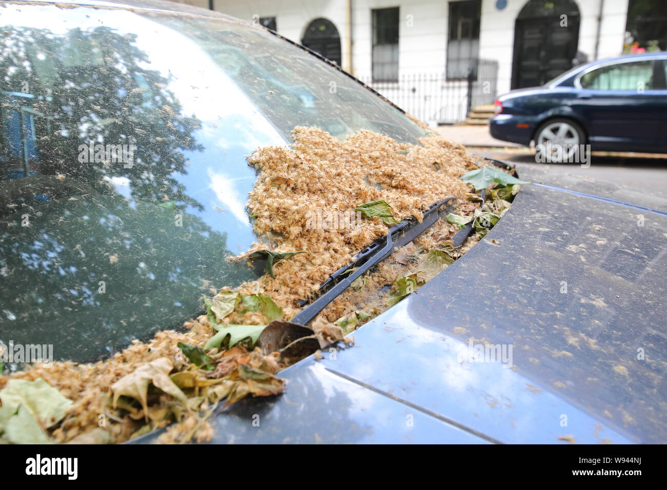Dirty street parked car London UK Stock Photo - Alamy