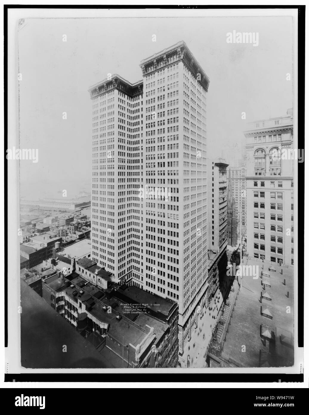 Adams Express Bldg. B'way & Exchange Pl Stock Photo - Alamy