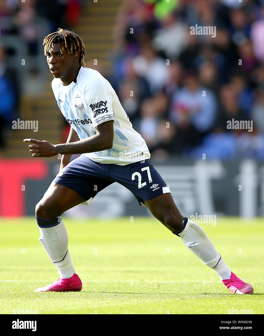 Everton's Moise Kean in action during the Premier League match at ...