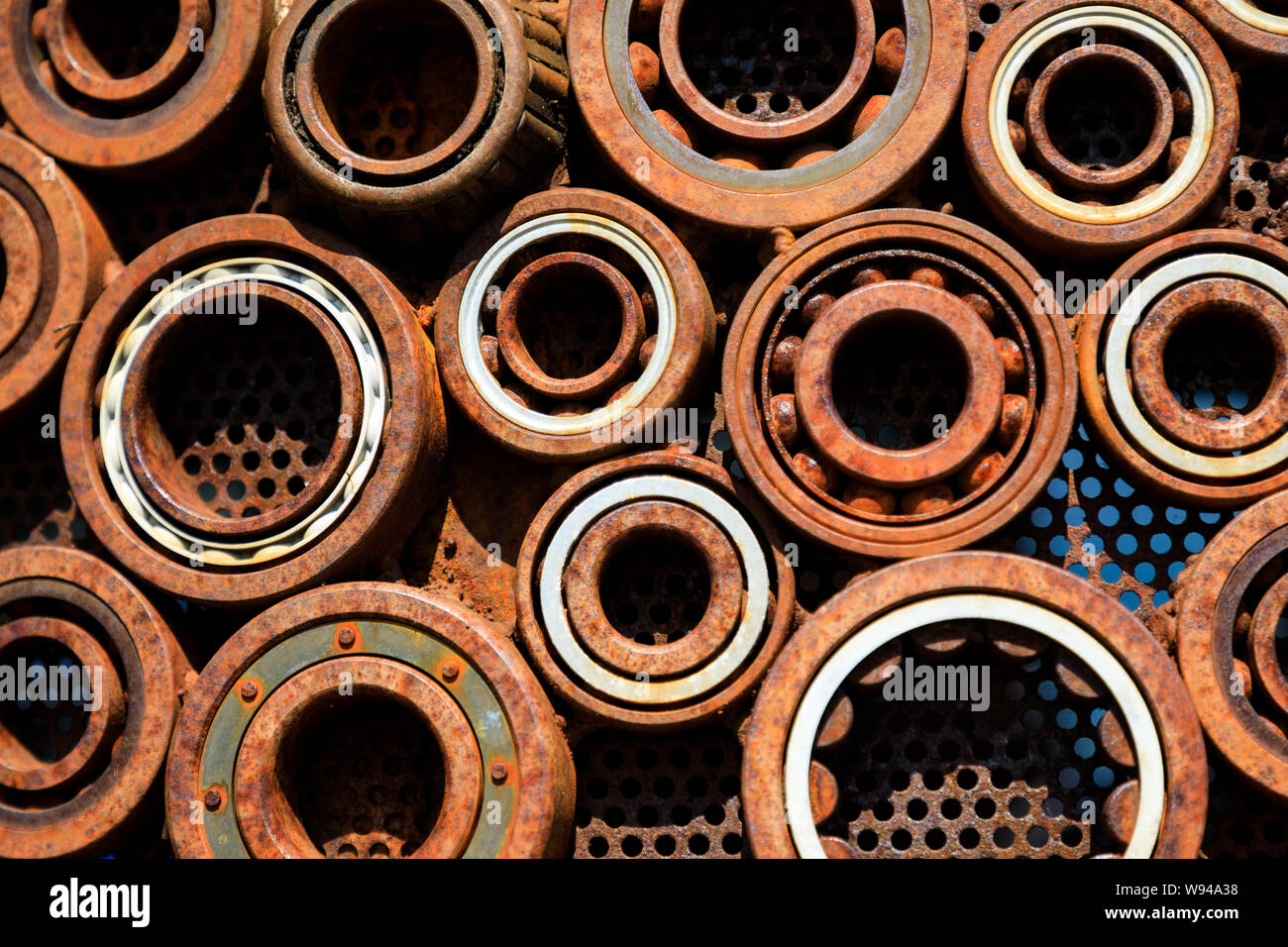 Surface of the rusty metal parts Stock Photo - Alamy