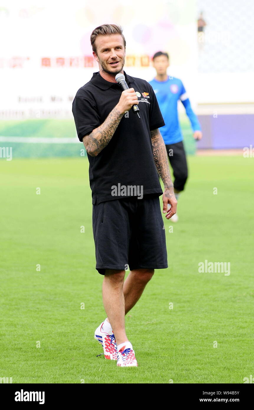 Footballers david beckham a hi-res stock photography and images - Alamy