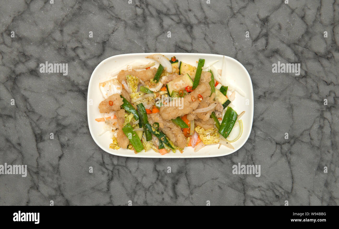 Chinese food. Crispy squid Stock Photo - Alamy