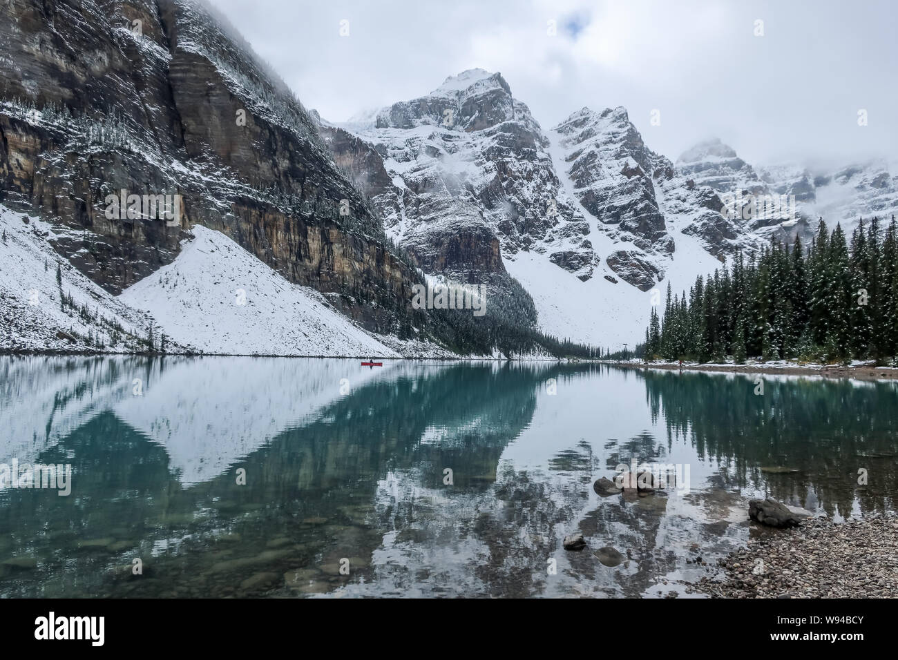 Moraine Lake, Alberta, Canada Stock Photo - Alamy