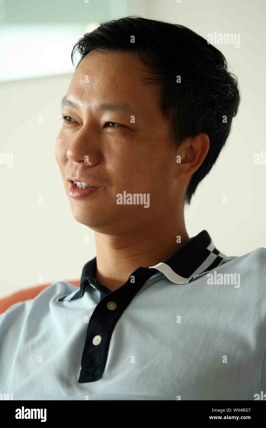 --FILE--Jonathan Lu (Lu Zhaoxi) newly appointed Alibaba Groups CEO ...