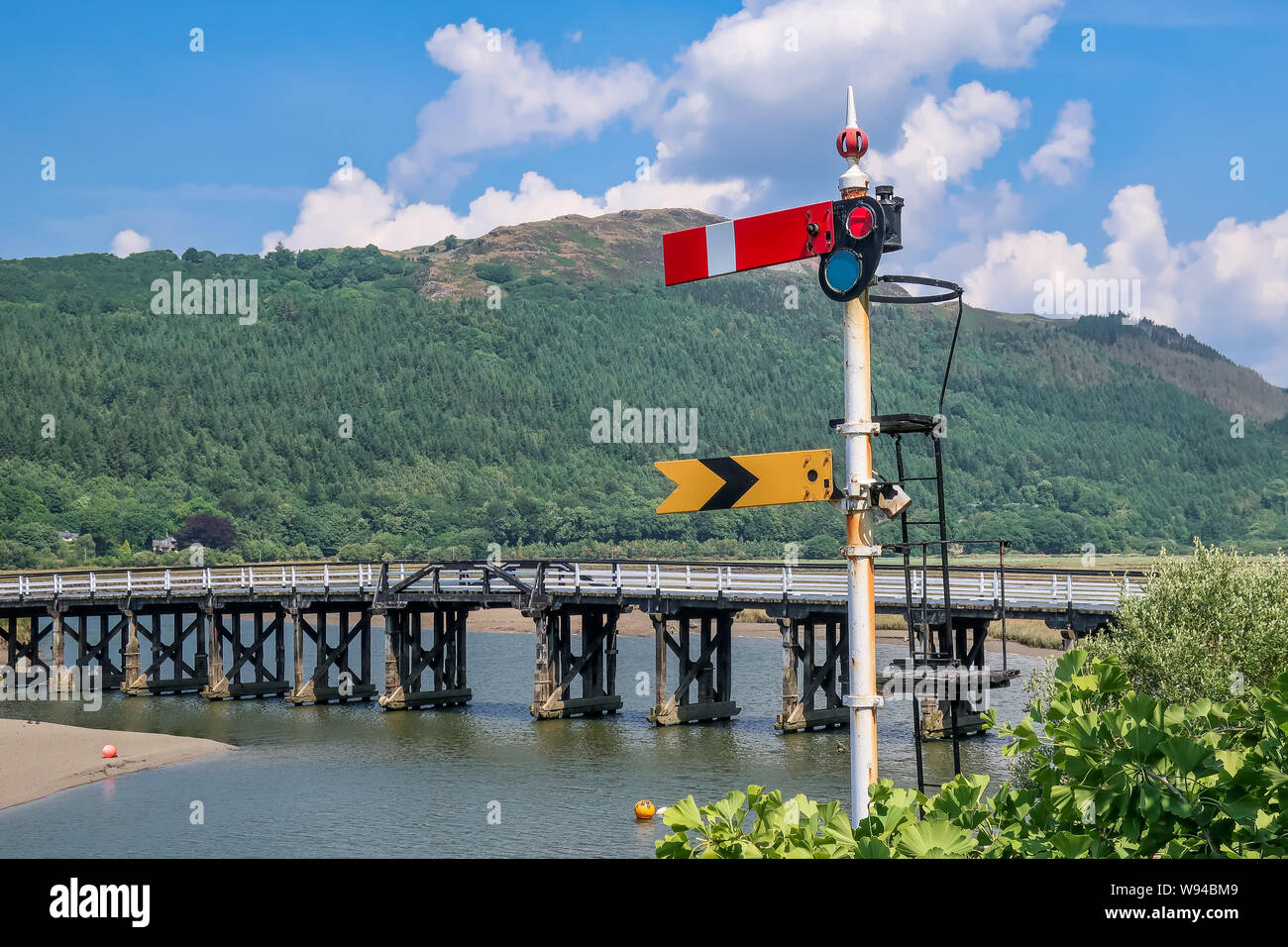 Penmaenpool Toll Bridge Stock Photo - Alamy